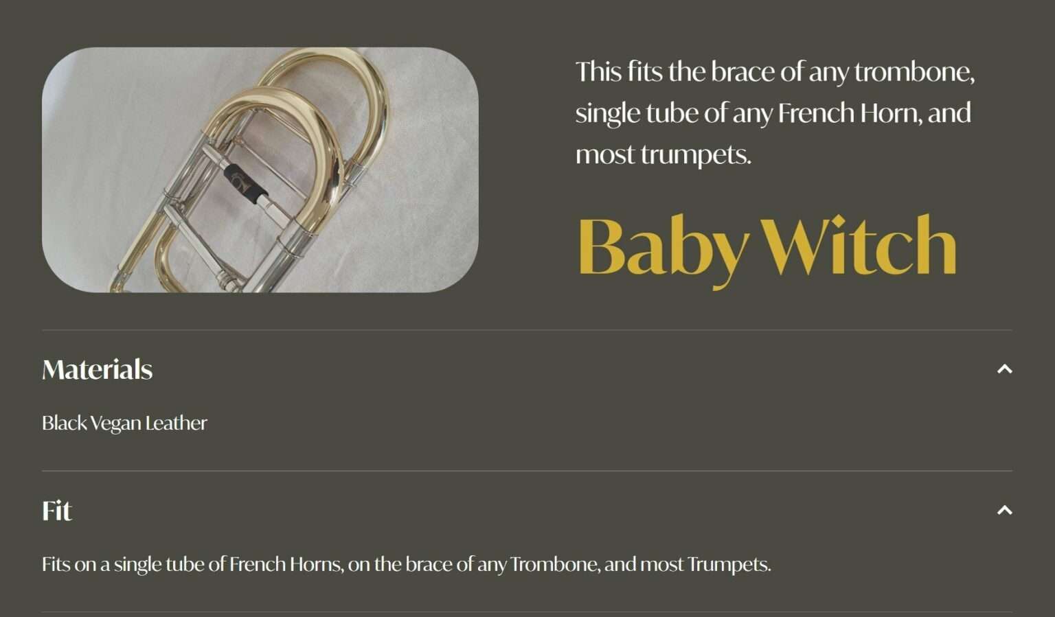 Brass Witch Magnetic Pencil Holder - Hampson Horns