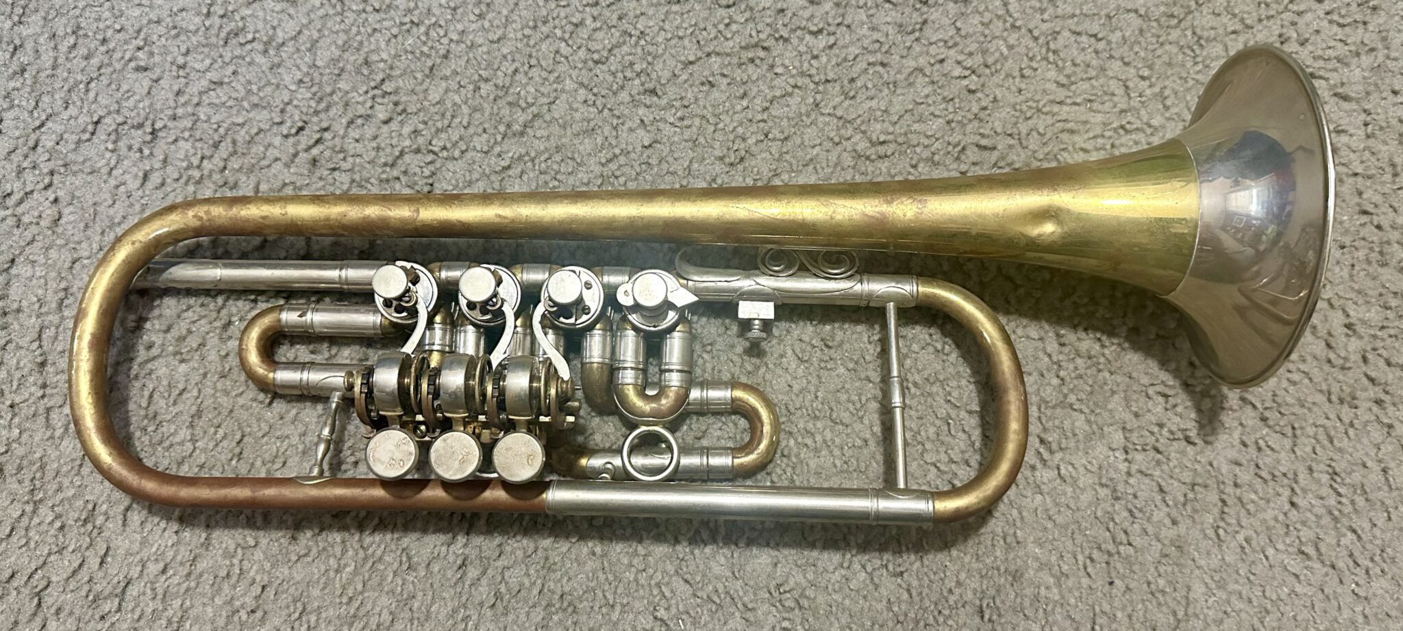 Bb Rotary Trumpet with 4 Valves - Hampson Horns